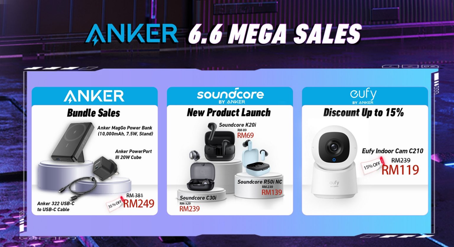 Soundcore Unveils New K20i, R50i NC, and C30i Earbuds