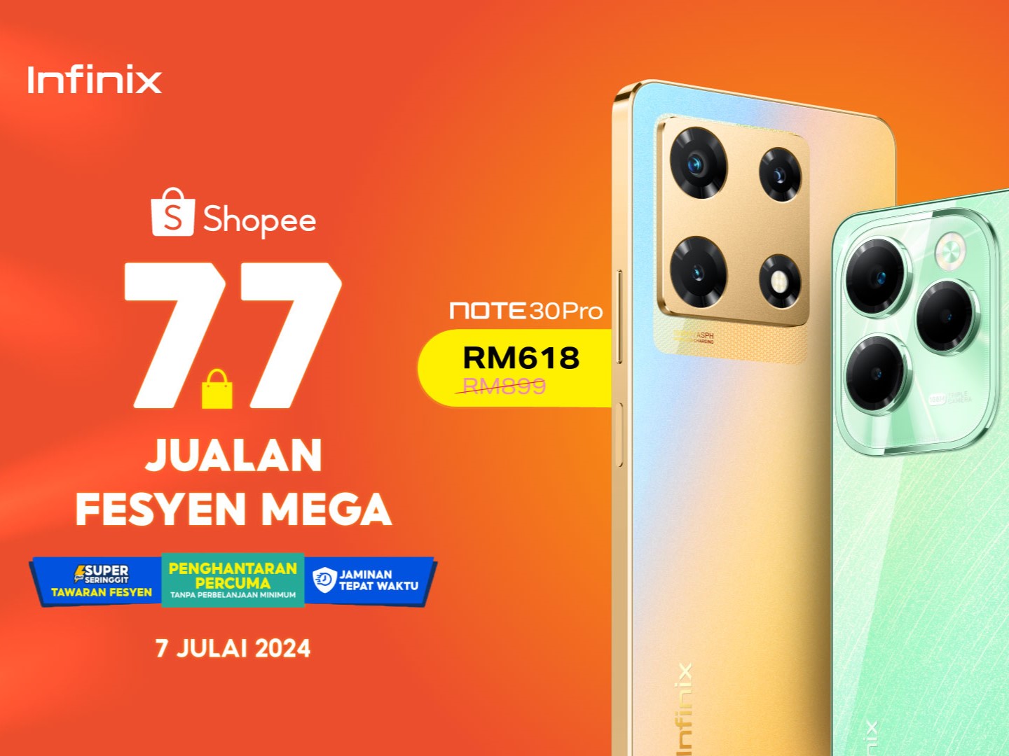 Shopee 7.7 Sale: Infinix Steals the Show with Exclusive Deals on NOTE ...