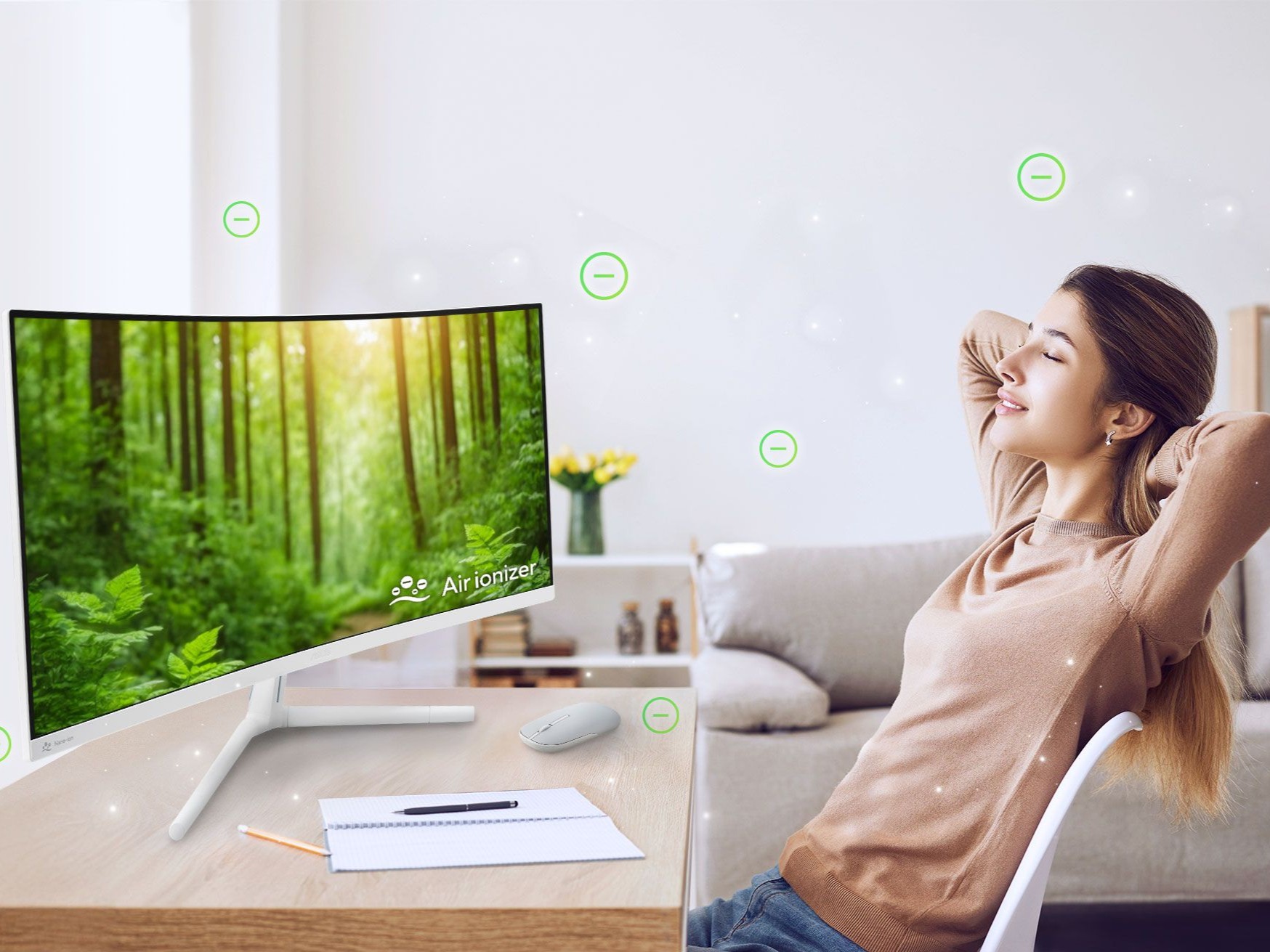 ASUS Launches Air-Purifying Monitors with the VU Air Ionizer Series ...