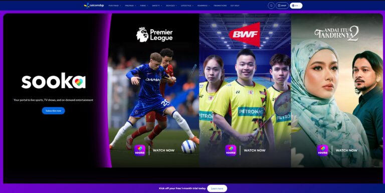 CelcomDigi Adds sooka to StreamMORE Lineup with Free Trial Offer